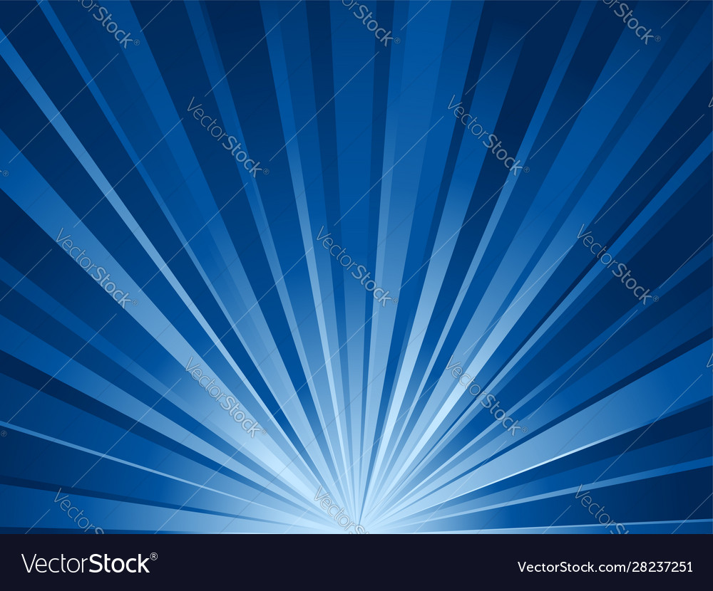 Blue rays background Royalty Free Vector Image