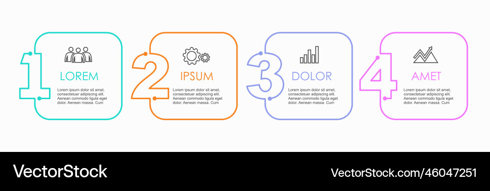 Infographic design template with place for your Vector Image