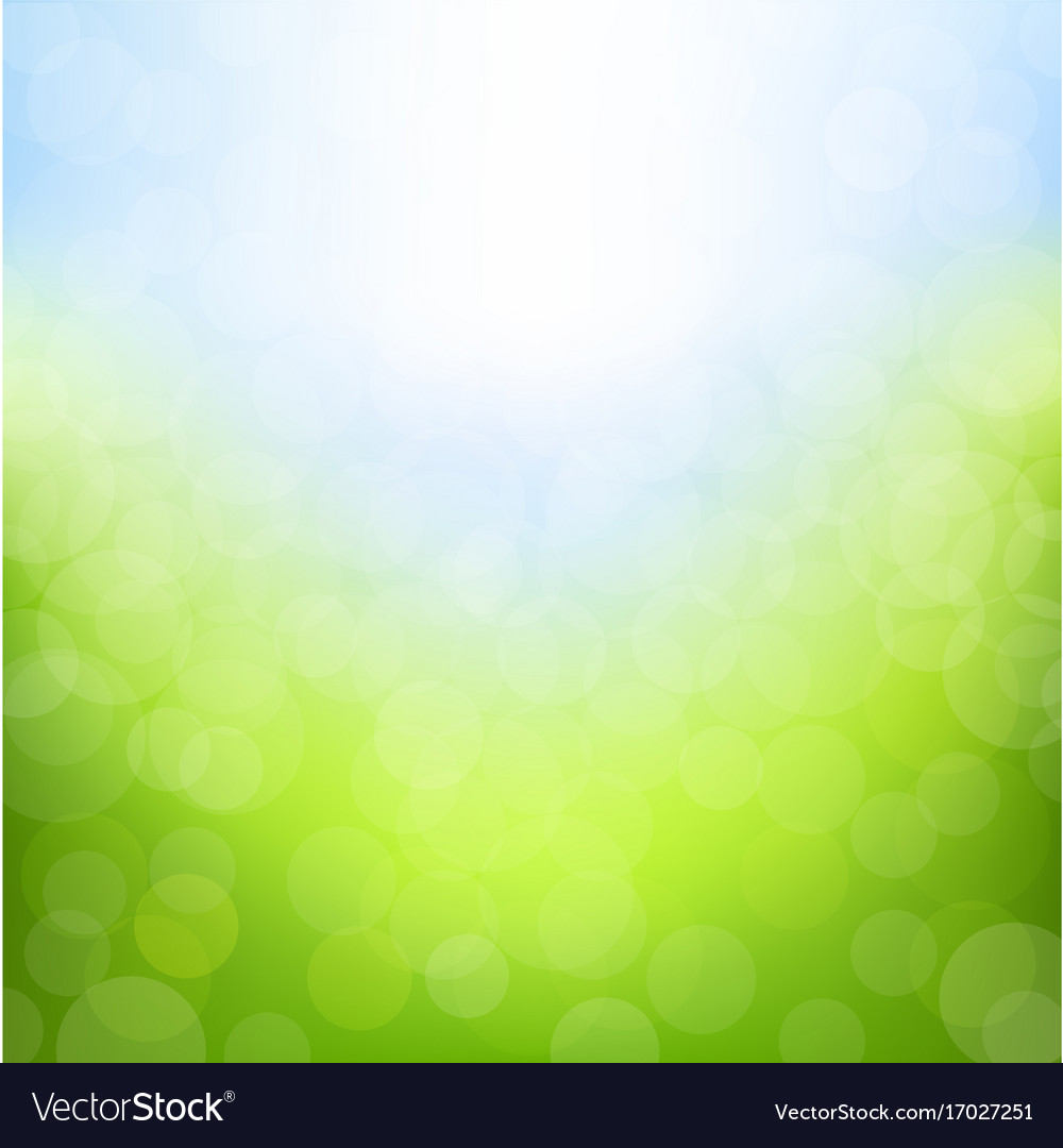 Spring bokeh Royalty Free Vector Image - VectorStock