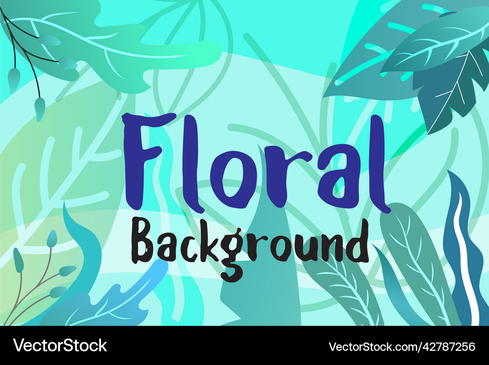 Background nature floral design for cosmetics Vector Image