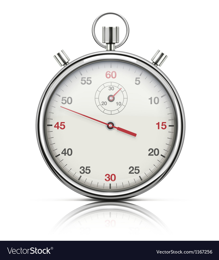 Stopwatch Royalty Free Vector Image - VectorStock