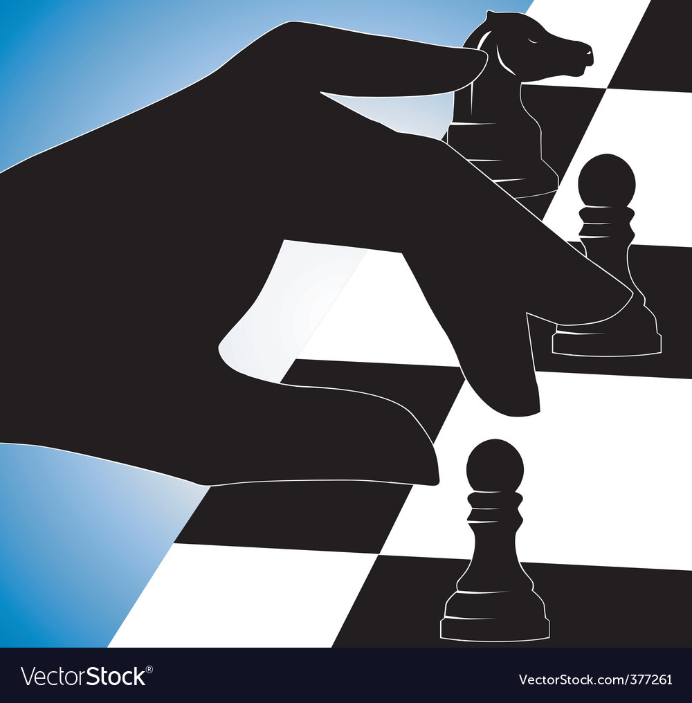 Chess play Royalty Free Vector Image - VectorStock