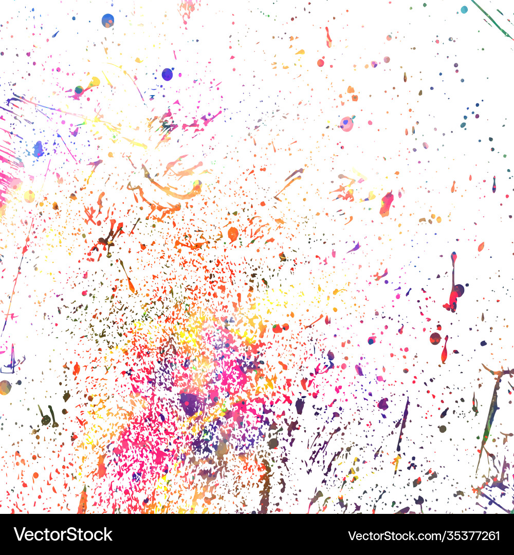 Colorful round confetti isolated on white Vector Image