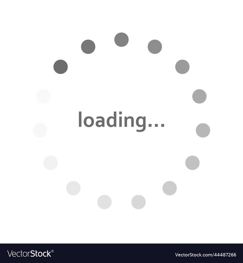 Circle scale download status progress Royalty Free Vector