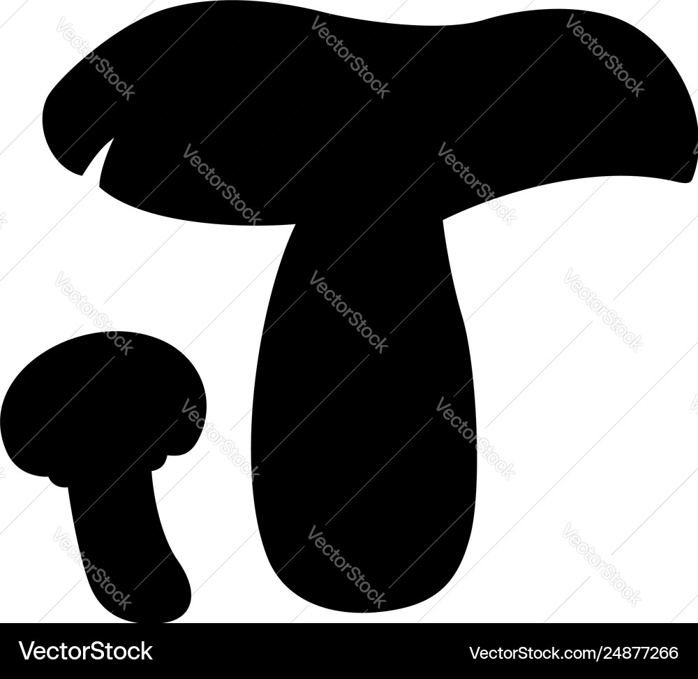 Mushroom stinking russula Royalty Free Vector Image