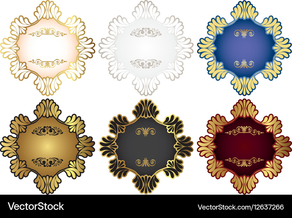 Set retro vintage badges and labels Royalty Free Vector