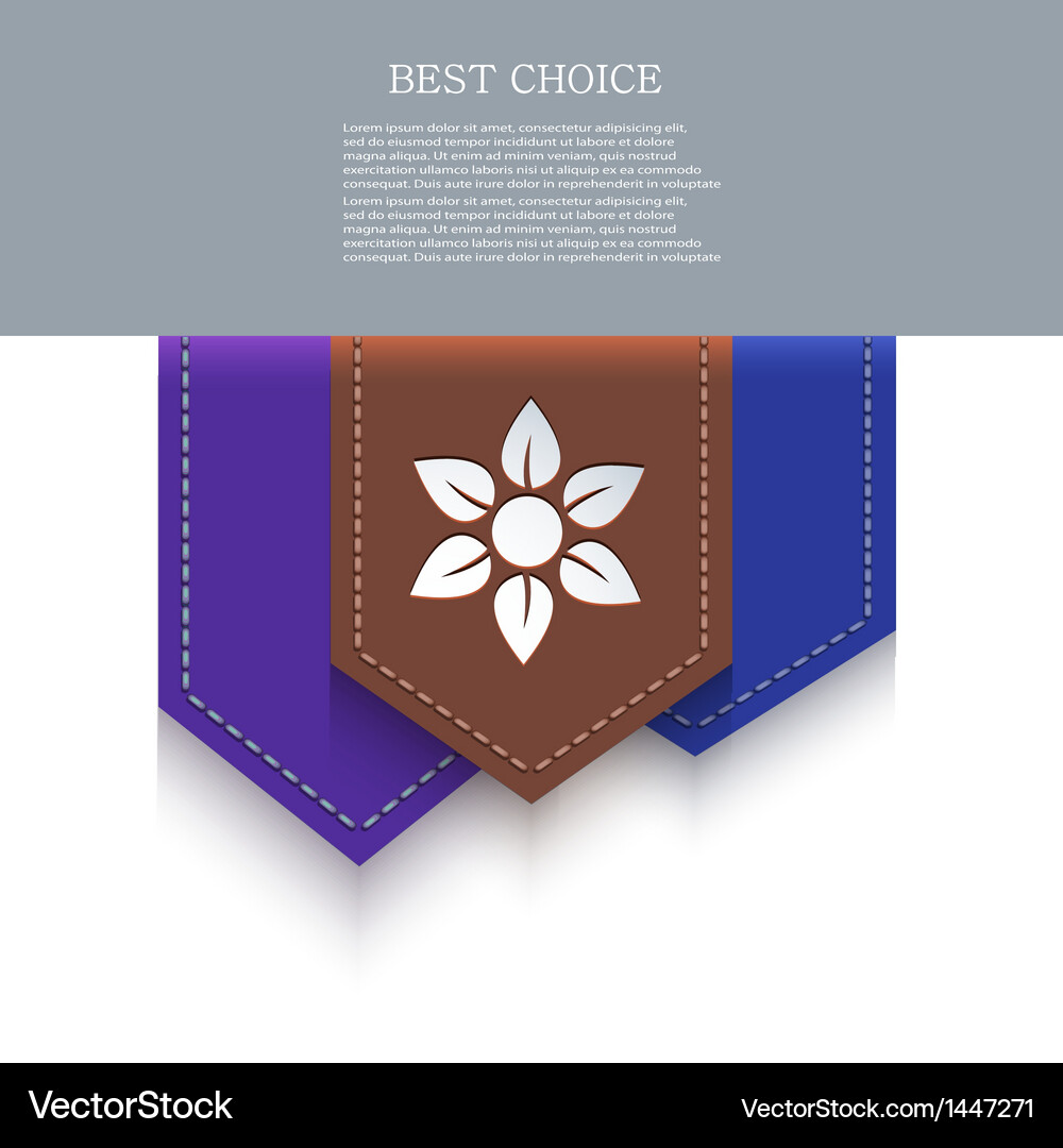 Bookmark icon eps10 Royalty Free Vector Image - VectorStock