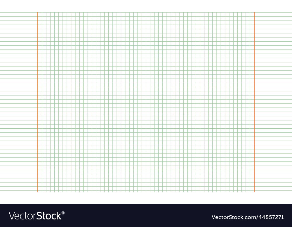 Graph paper printable squared grid paper Vector Image