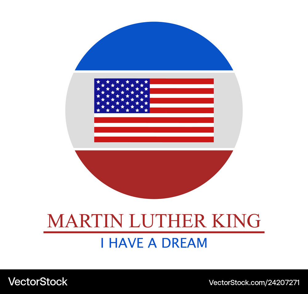 Martin luther king Royalty Free Vector Image - VectorStock