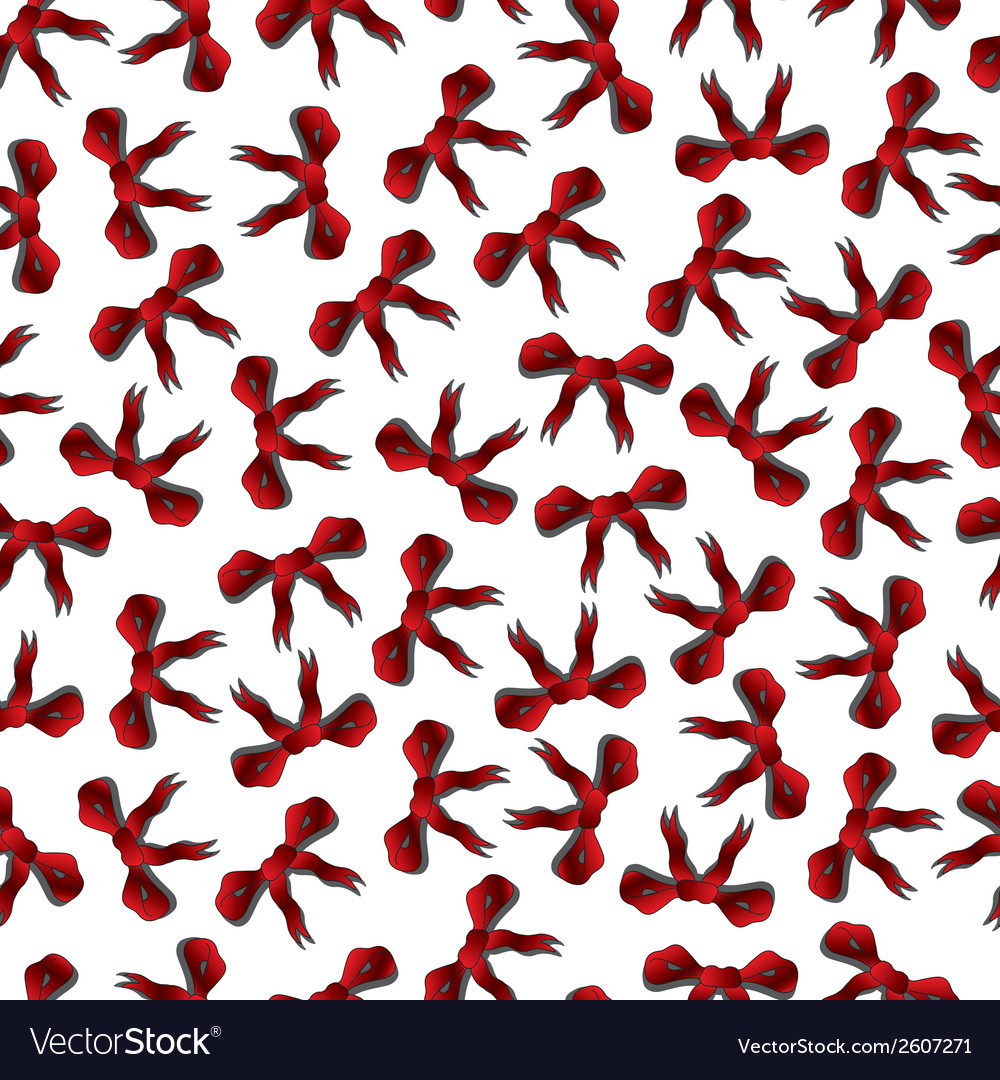 Red ribbon pattern eps10 Royalty Free Vector Image
