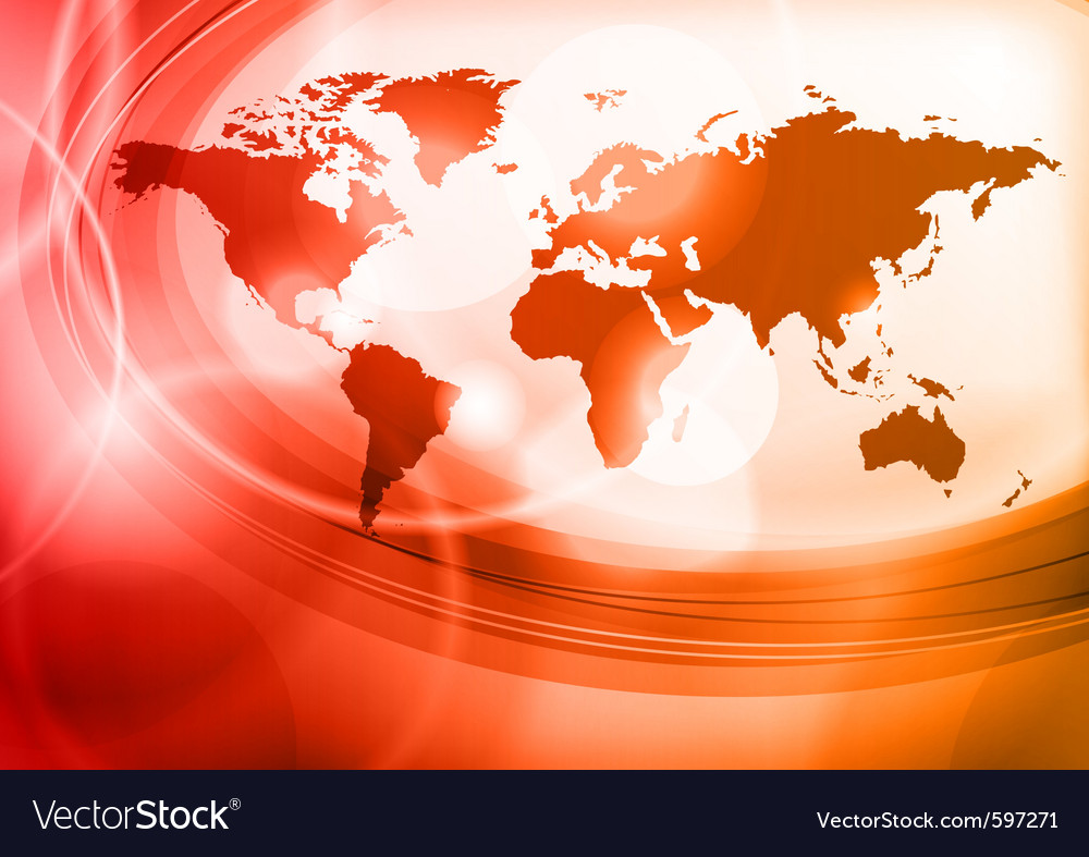 World map Royalty Free Vector Image - VectorStock