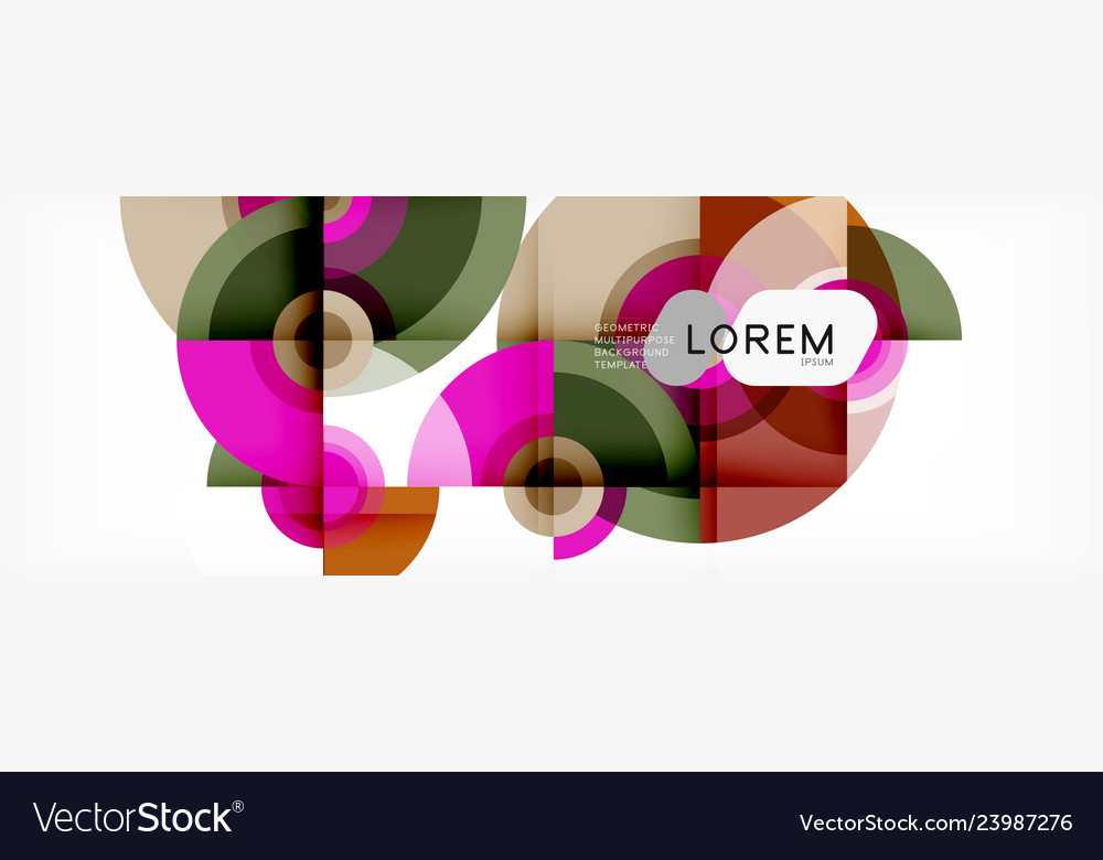 Circular abstract background Royalty Free Vector Image