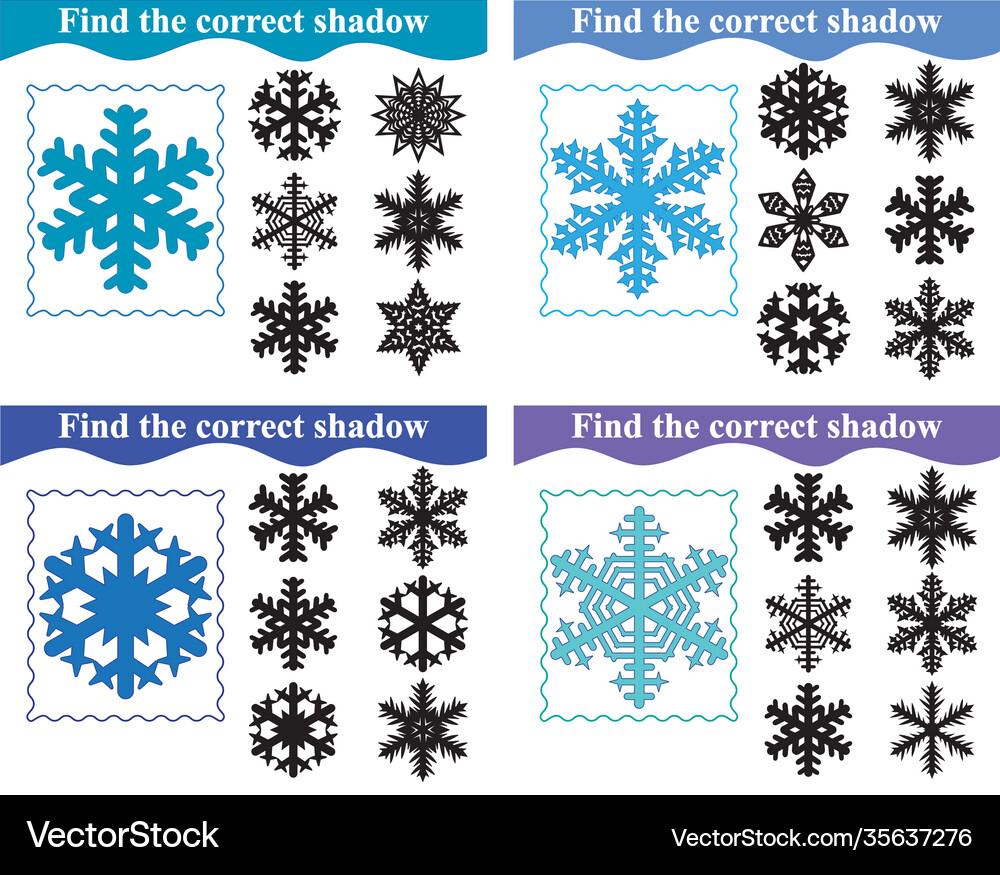 Education for preschool children find correct Vector Image