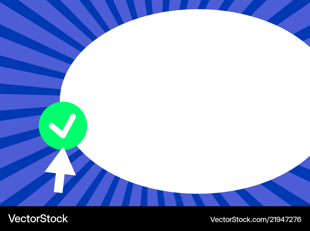 Flat design business empty Royalty Free Vector Image