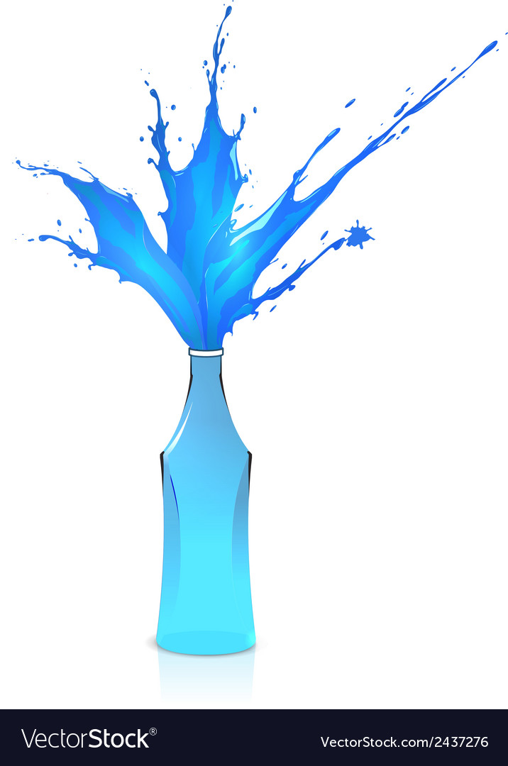 Water splash Royalty Free Vector Image - VectorStock