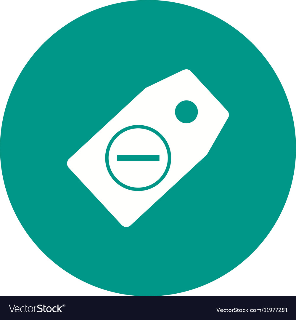 Delete tag Royalty Free Vector Image - VectorStock