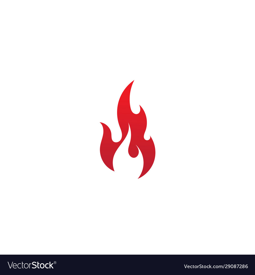 Fire flame design Royalty Free Vector Image - VectorStock