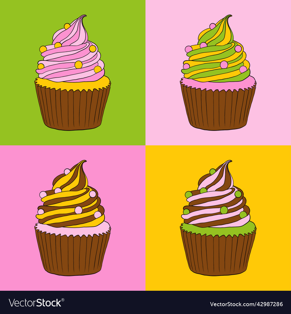 Pop art pattern Royalty Free Vector Image - VectorStock