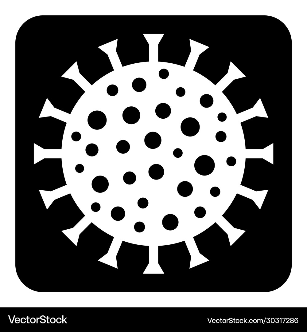 Virus danger sign Royalty Free Vector Image - VectorStock