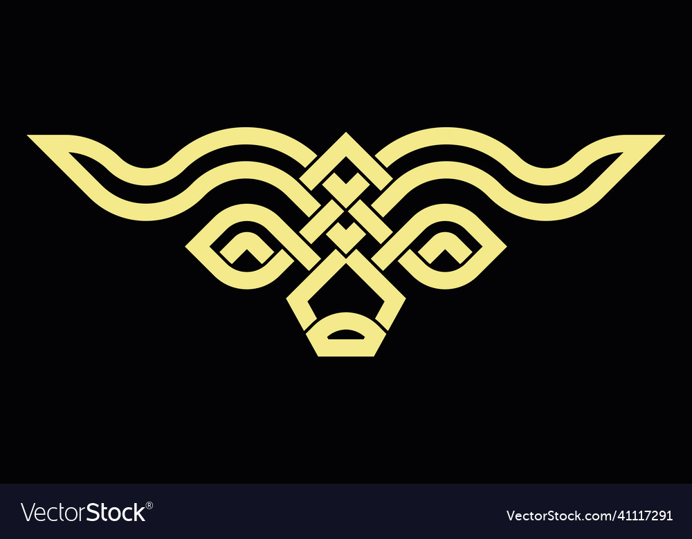 Abstract Celtic Knot Ornament 01 Royalty Free Vector Image