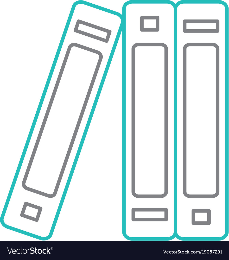 Isolated book design Royalty Free Vector Image