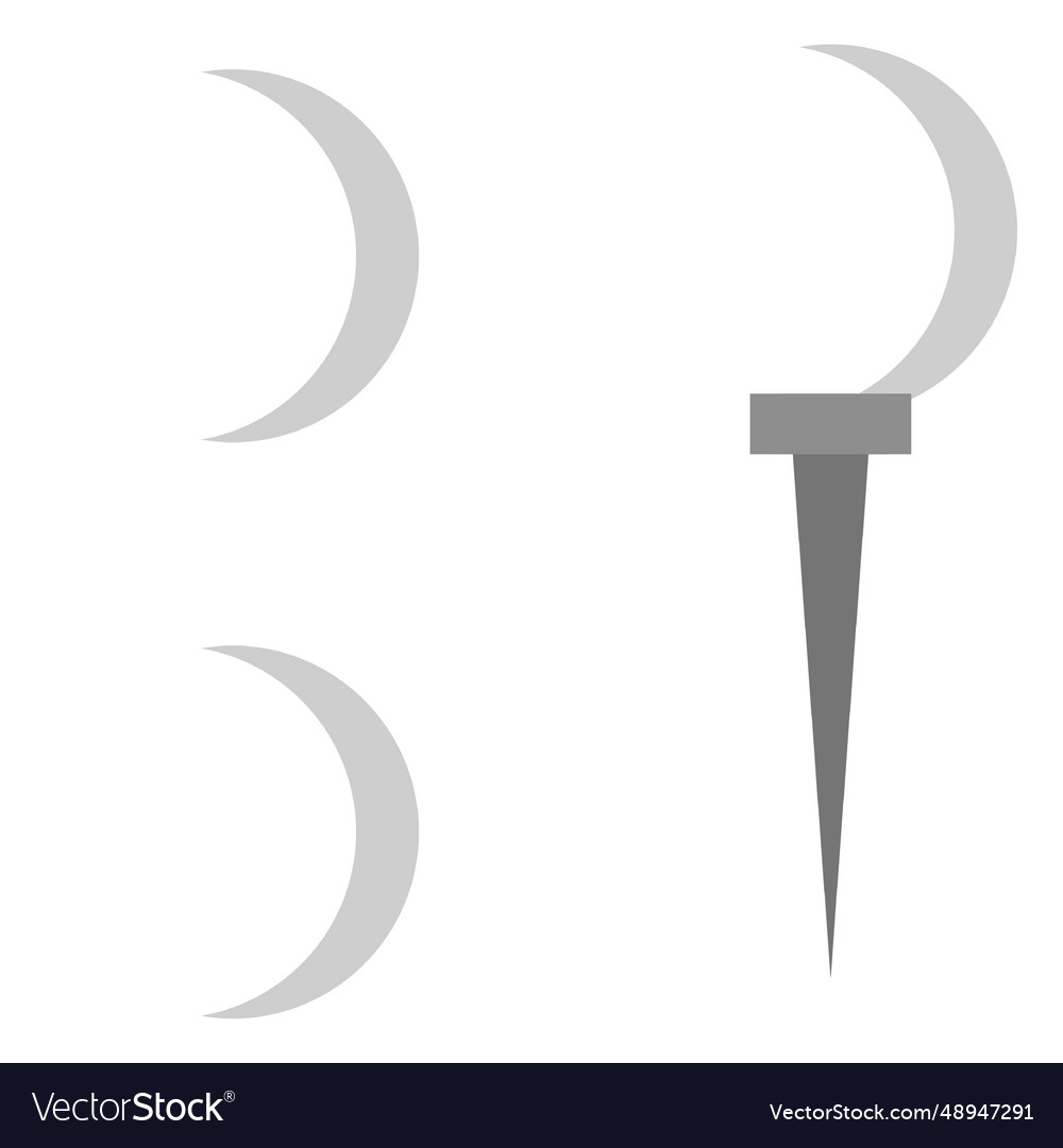 Peg ball flat Royalty Free Vector Image - VectorStock