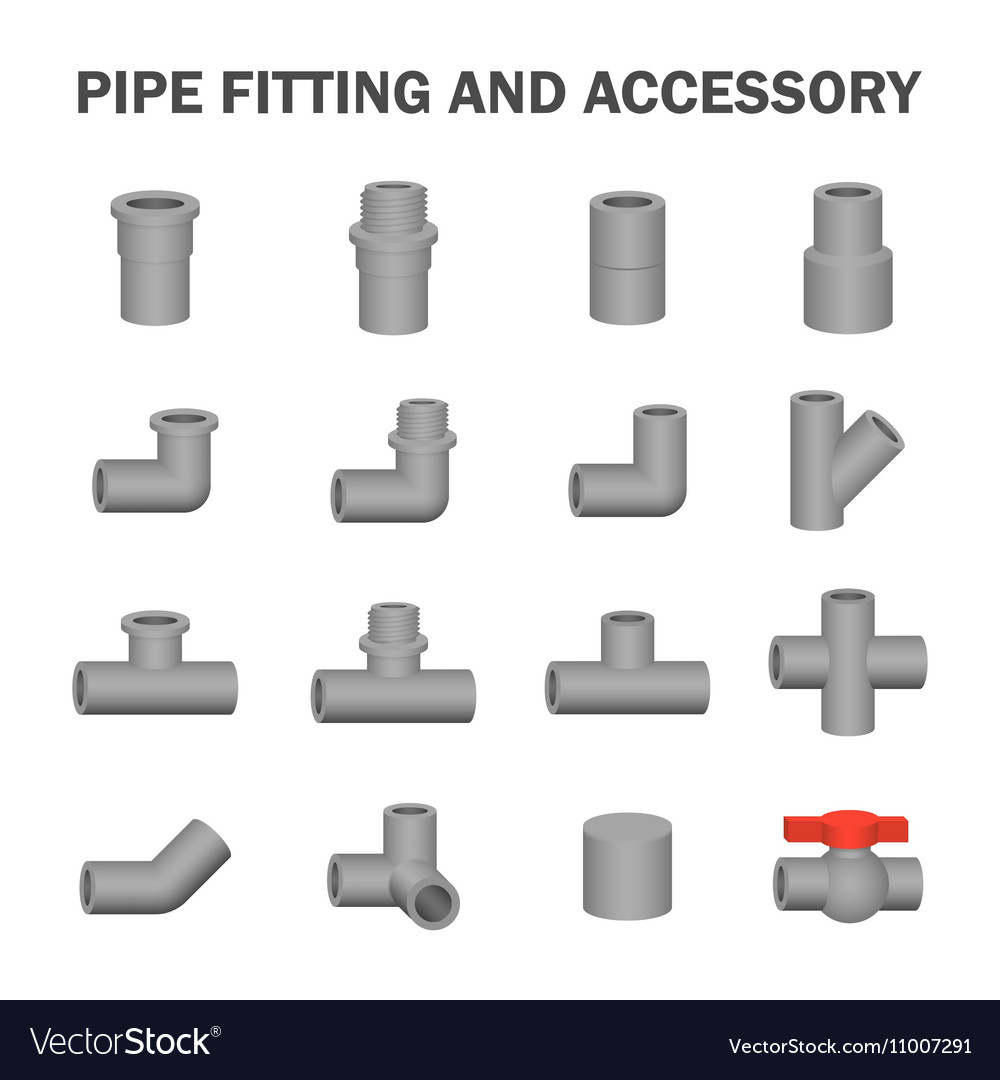 Pipe fitting icon Royalty Free Vector Image - VectorStock