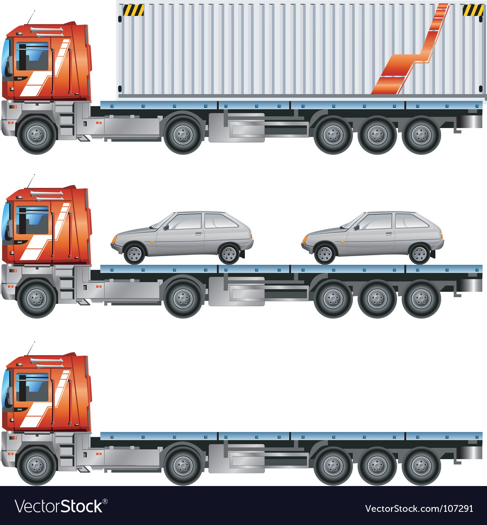 Trailer Royalty Free Vector Image - VectorStock