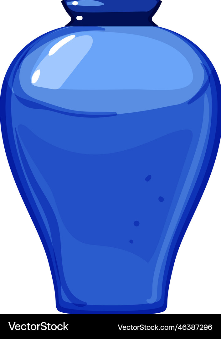 Ancient antique vase cartoon Royalty Free Vector Image