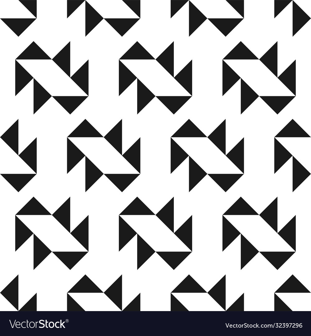 Creative seamless geometric pattern Royalty Free Vector