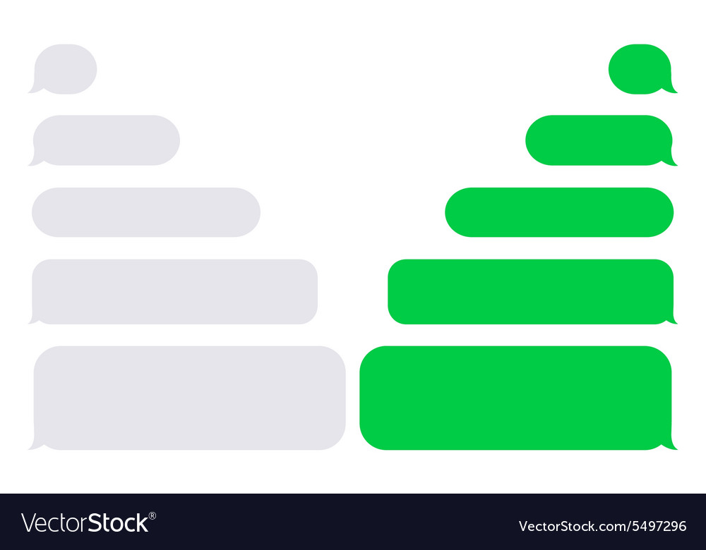 Modern sms or message icons Royalty Free Vector Image