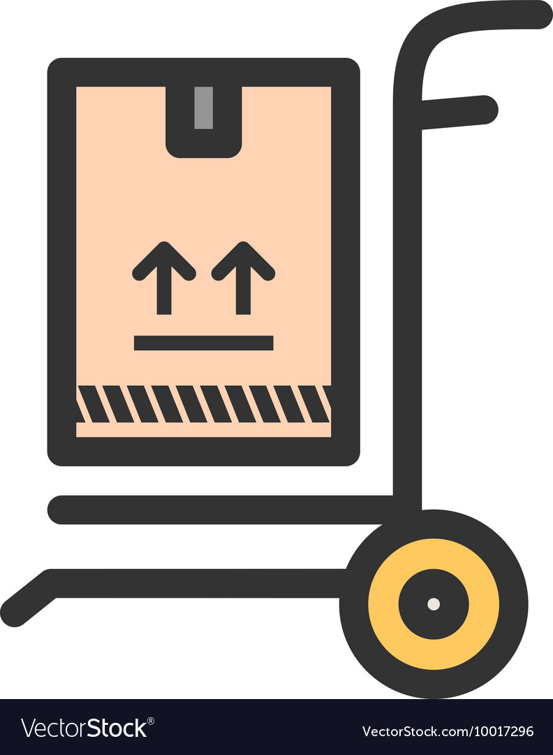 Roll package Royalty Free Vector Image - VectorStock