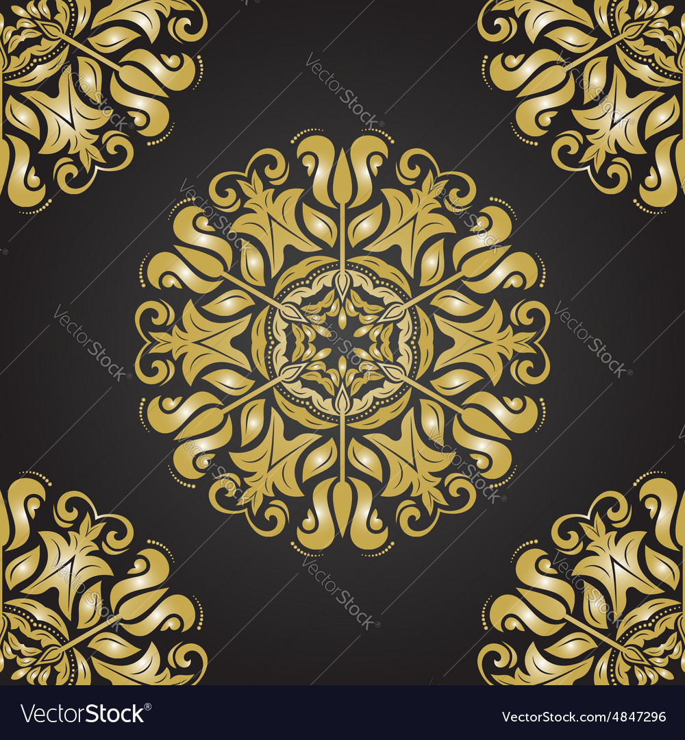 Seamless orient background Royalty Free Vector Image