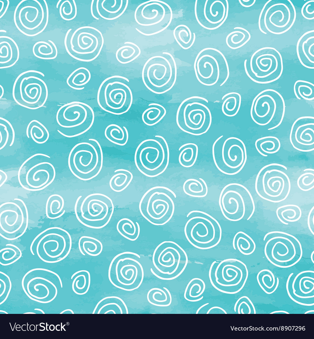 Seamless pattern with spirals Royalty Free Vector Image