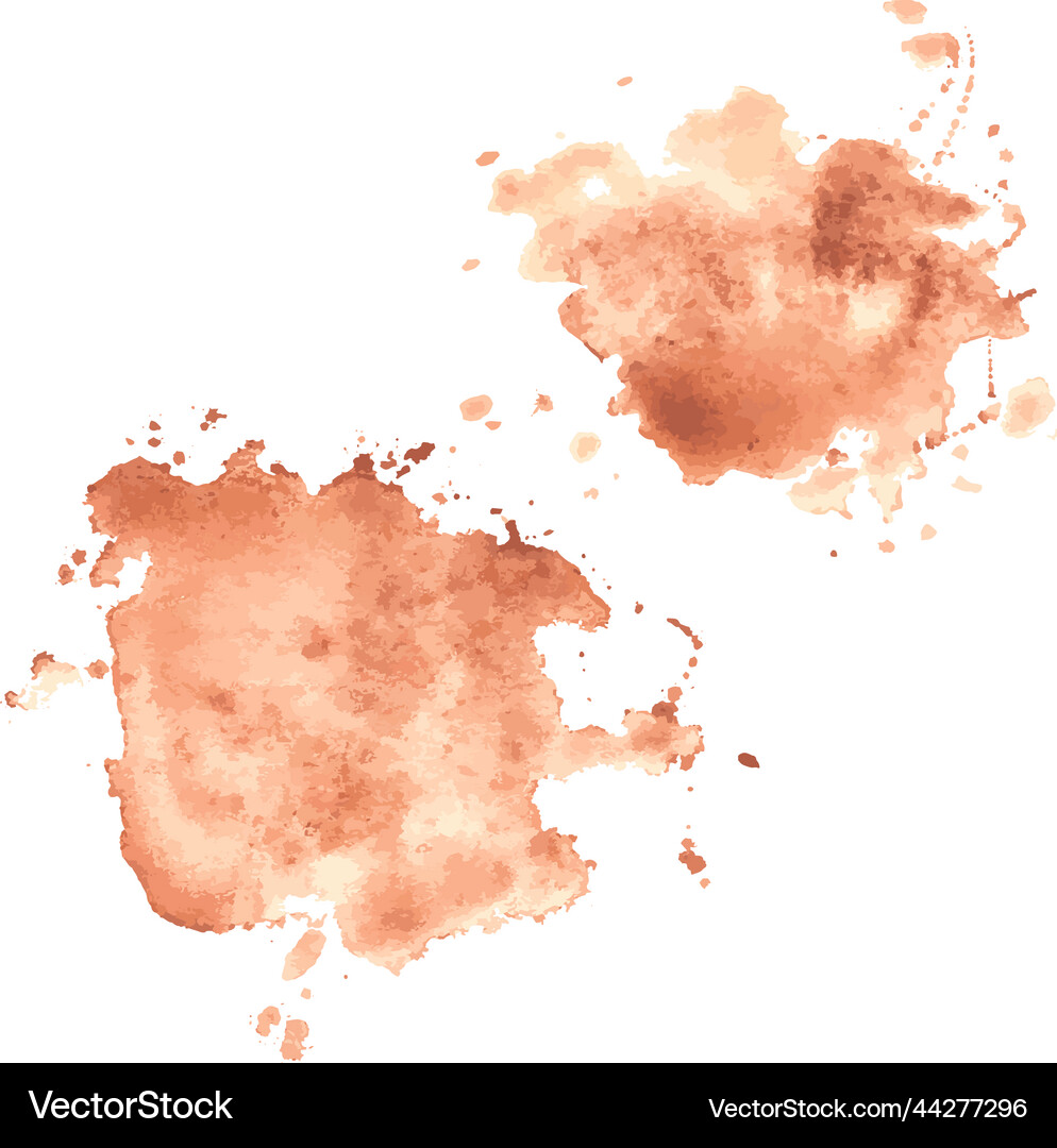 Spot watercolor craft paper Royalty Free Vector Image