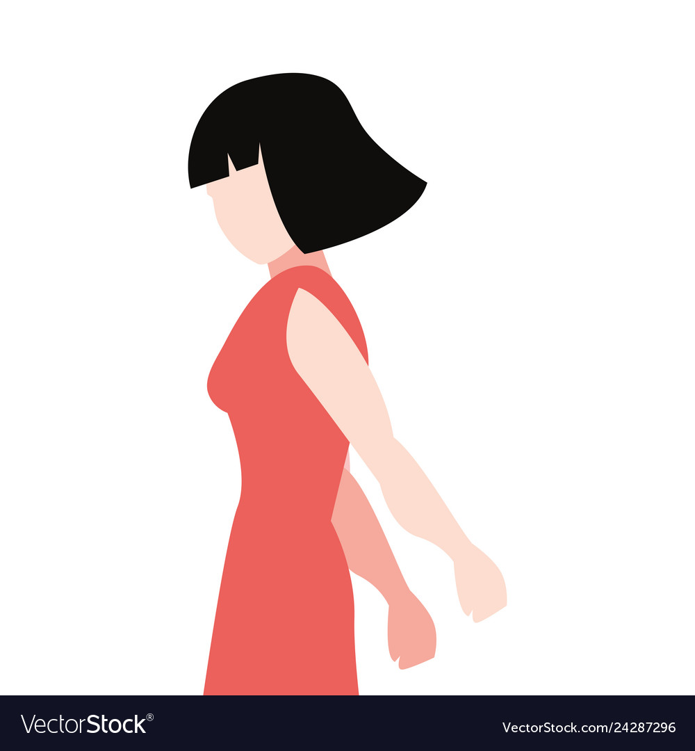 Woman avatar character Royalty Free Vector Image