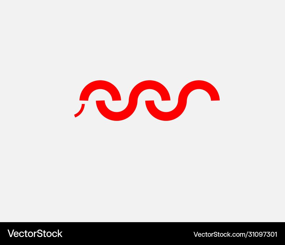 Abstract Snake Insignia