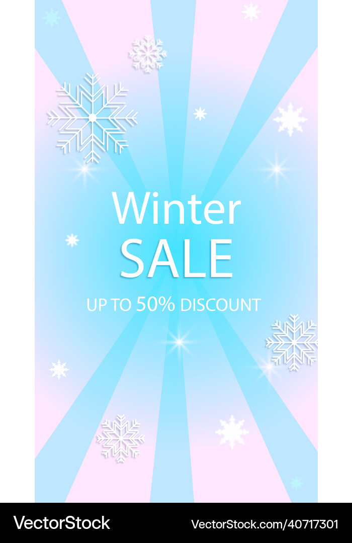 Collection of abstract background designs winter Vector Image