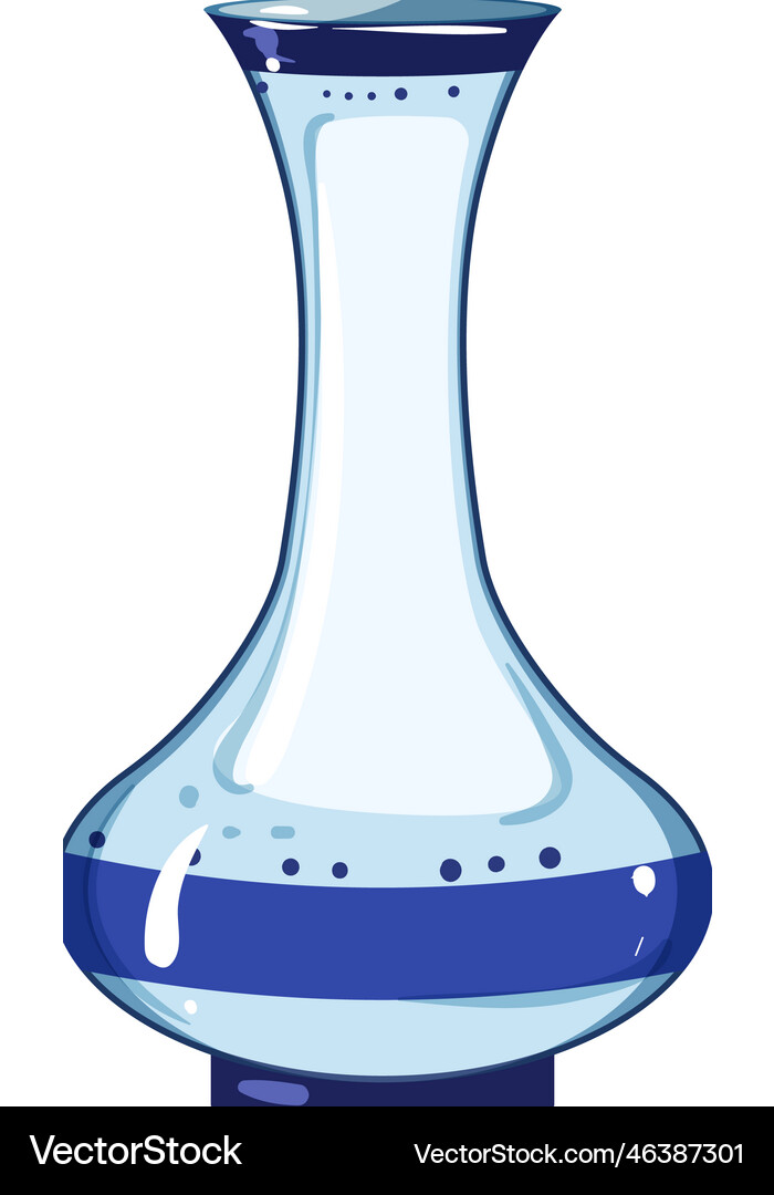 Vintage antique vase cartoon Royalty Free Vector Image