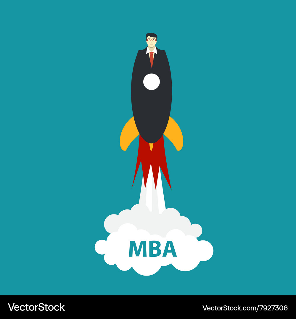 Business mba education concept trends Royalty Free Vector