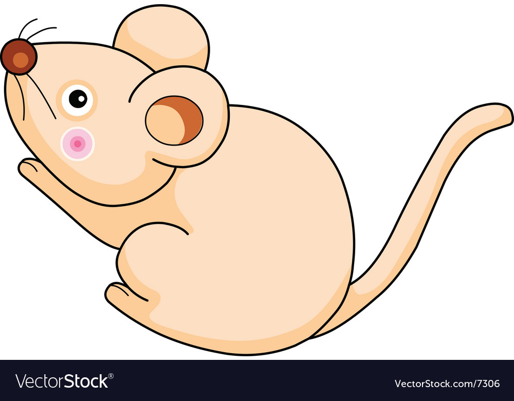 Cute rat Royalty Free Vector Image - VectorStock