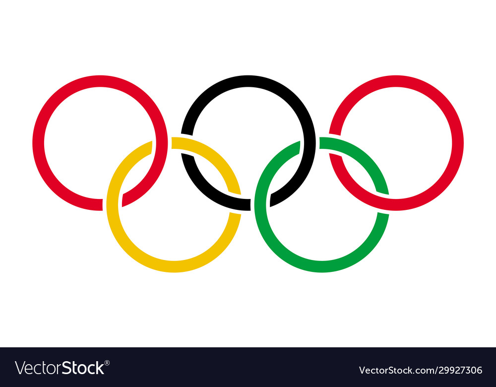 Olympic logo Royalty Free Vector Image - VectorStock