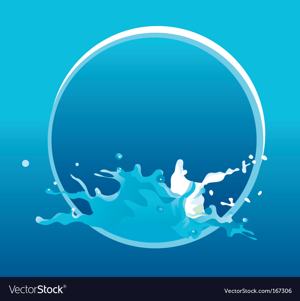 Water background Royalty Free Vector Image - VectorStock