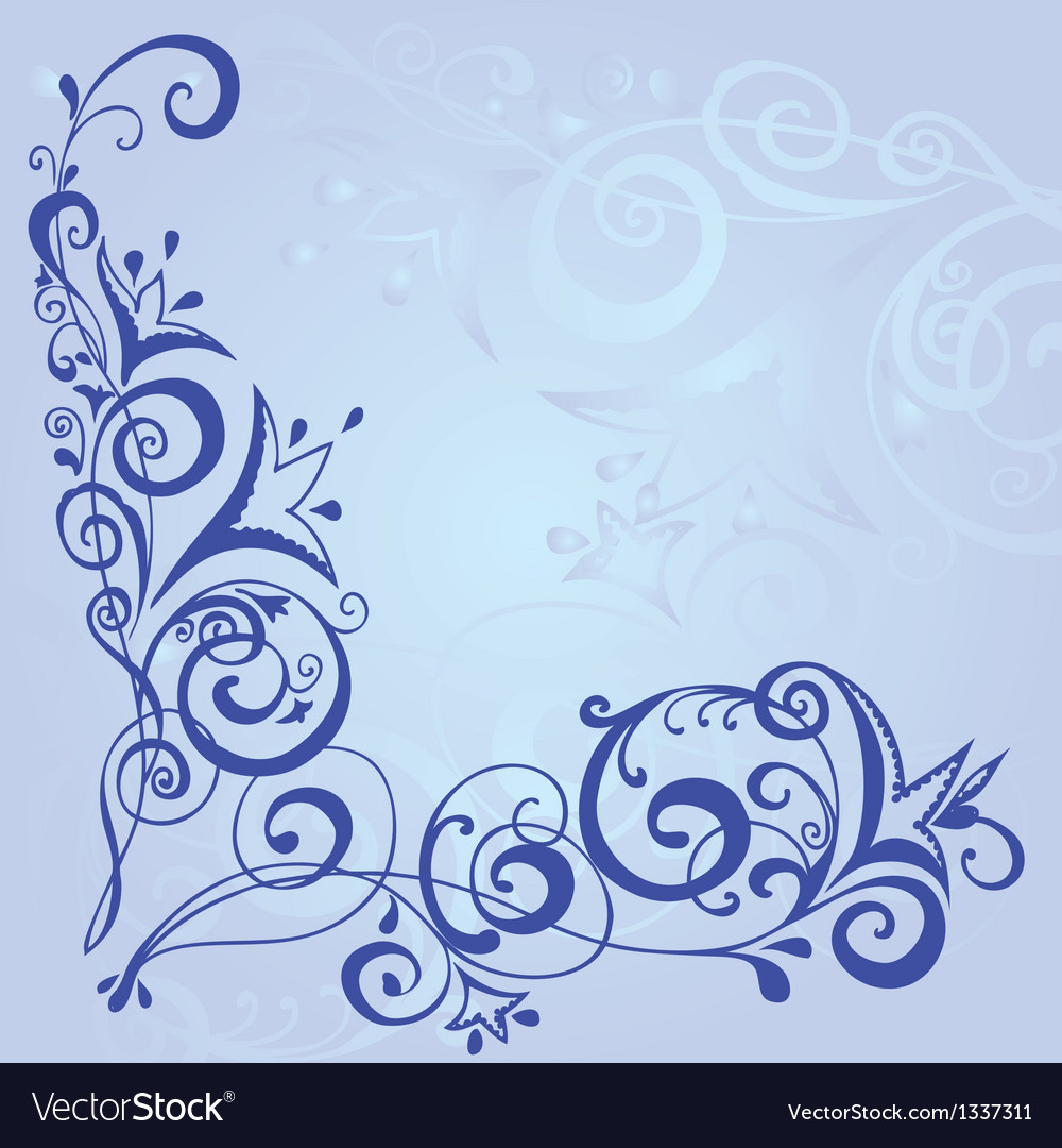 Blue pattern Royalty Free Vector Image - VectorStock
