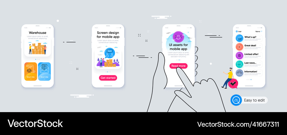 Outline set of fireworks explosion handshake Vector Image