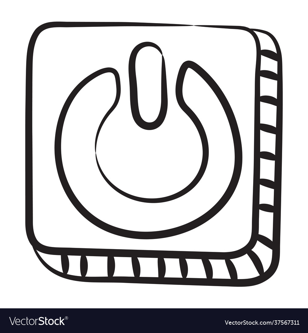 Power button Royalty Free Vector Image - VectorStock