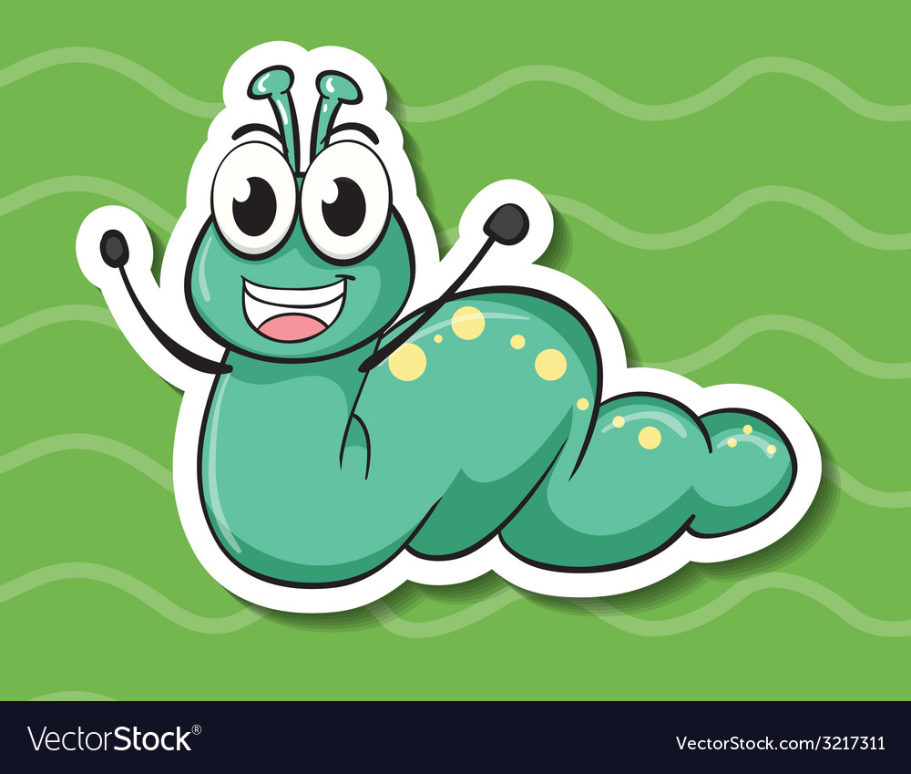 Worm Royalty Free Vector Image - VectorStock