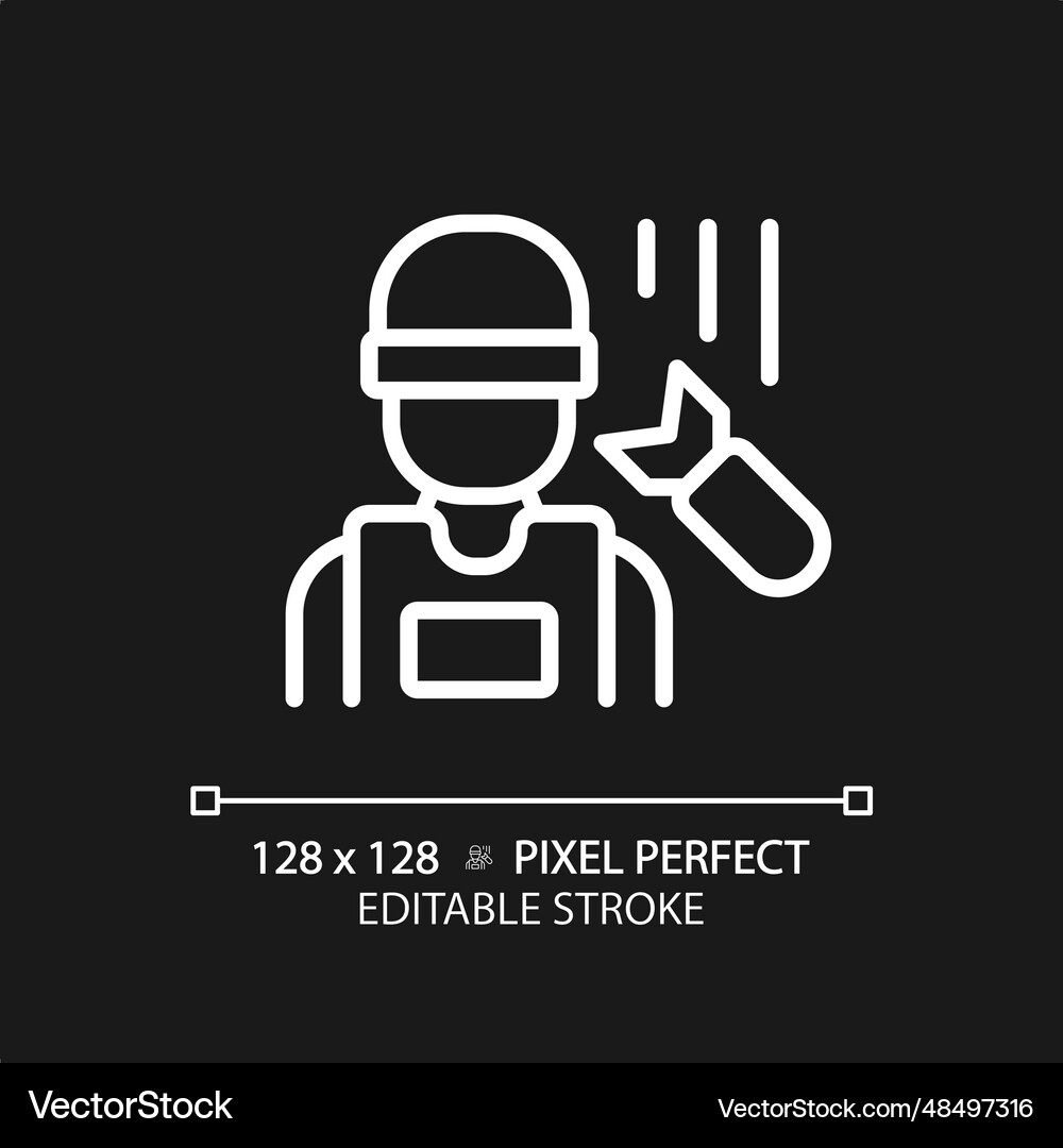 2d customizable thin linear white media Royalty Free Vector