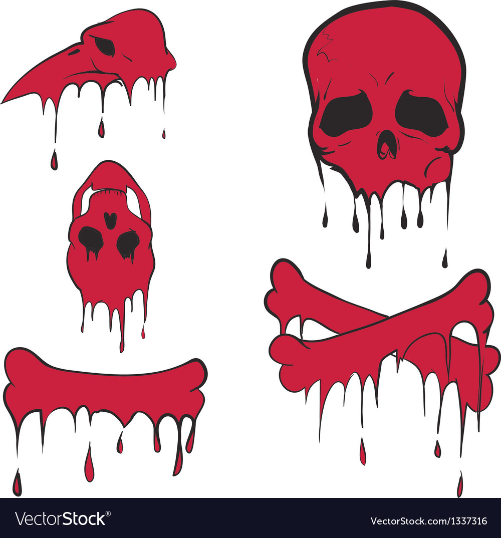 Bones set Royalty Free Vector Image - VectorStock