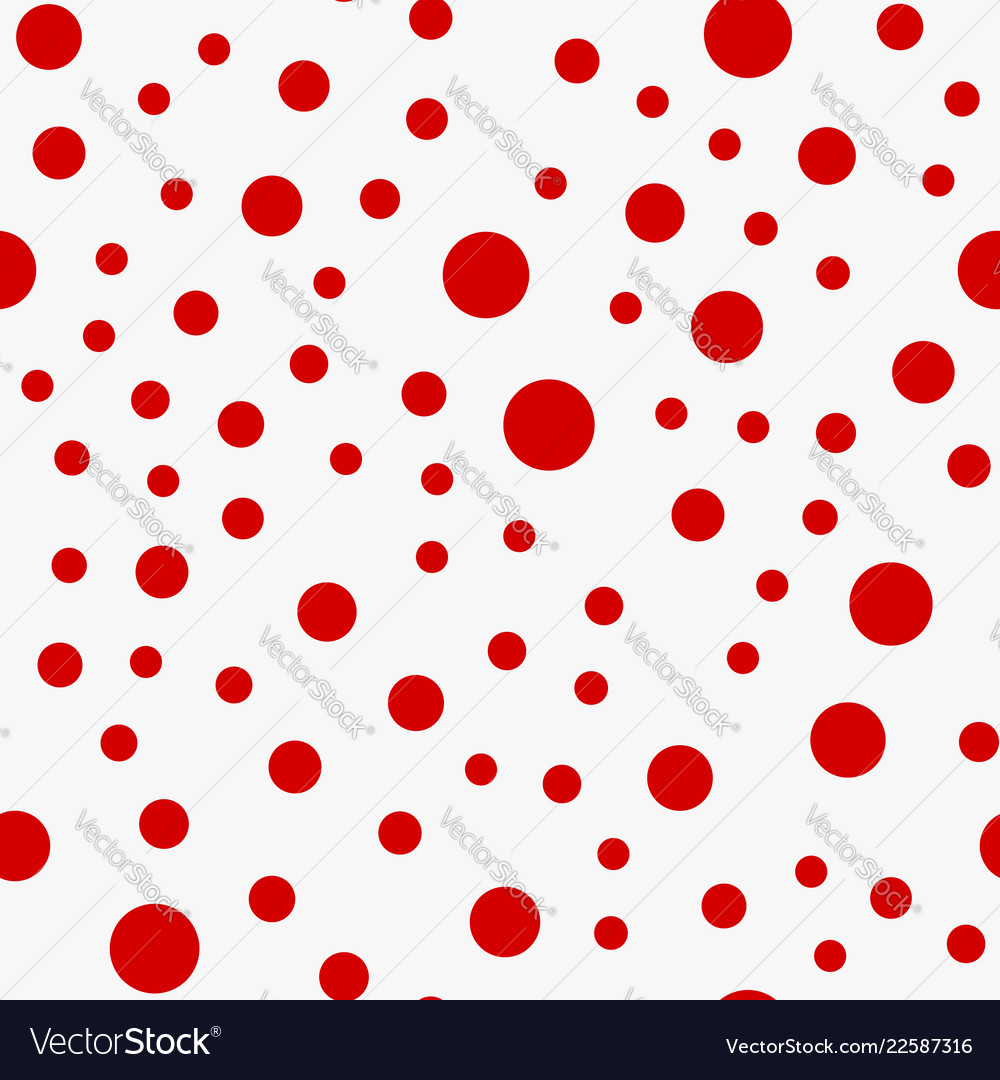 Dots circles pattern seamlessly repeatable Vector Image